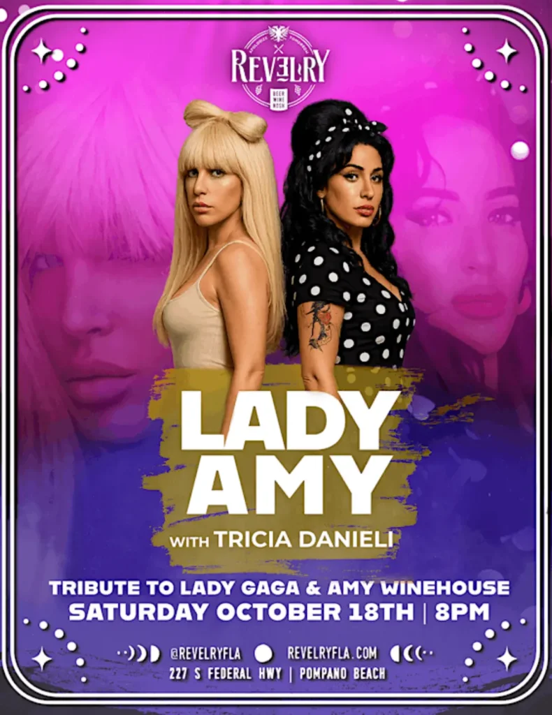 Lady Gaga & Amy Winehouse Tribute with Tricia Danieli - revelryfla.com